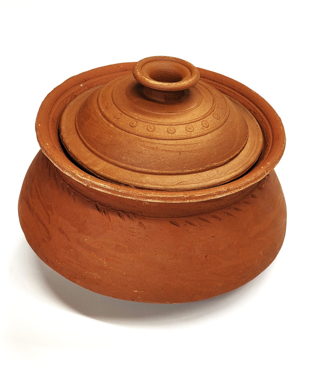 Clay Pot With Lid unglazed 15 Cups Capacity .product of Sri - Etsy