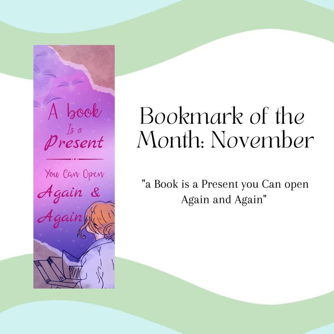 Bookmark of the Month November 2022 - Etsy