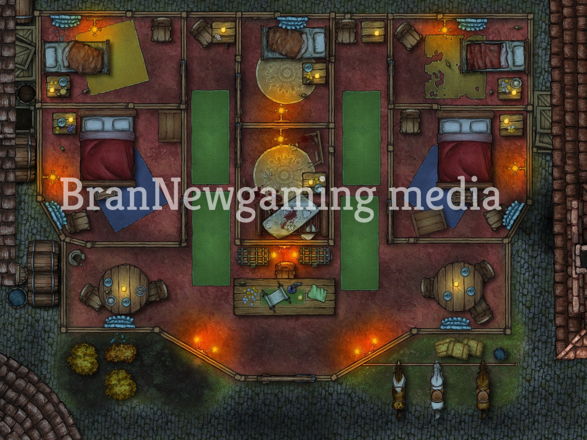 RPG Top Down Battle Map Pack taverns & Inns Can Be - Etsy