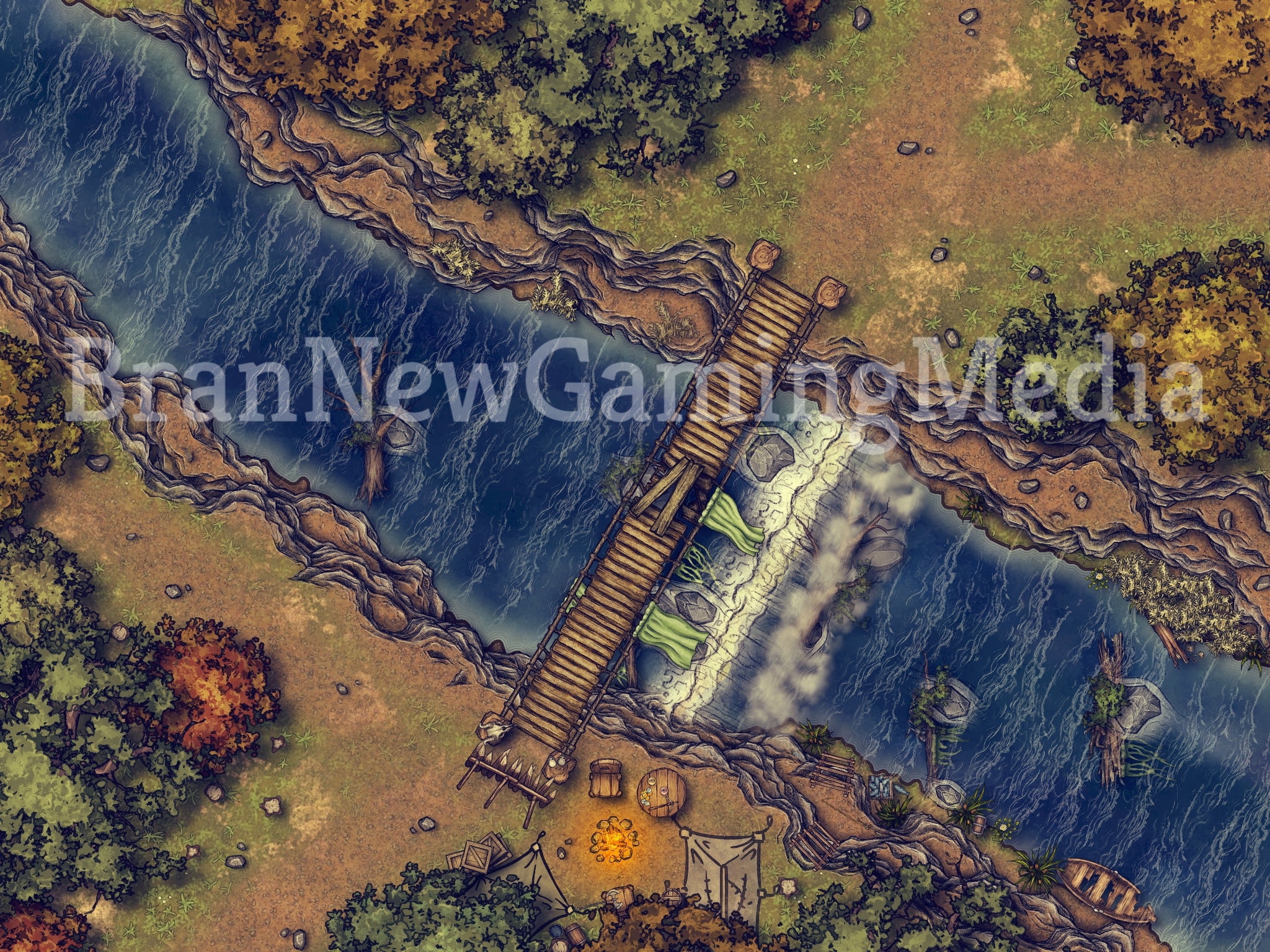 RPG Top Down Battle Map Pack ambush Can Be Used With Dnd and Other ...