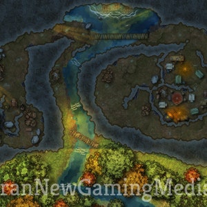 RPG Top Down Battle Map Pack "mines and Caves Set 2" Can Be Used for Dnd and Other Tabletop Rpgs ...