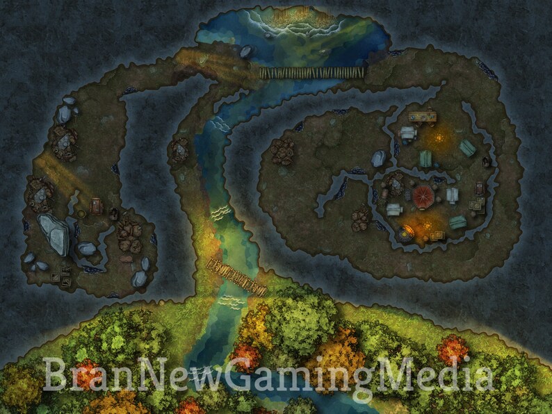 RPG Top Down Battle Map Pack "mines and Caves Set 2" Can Be Used for ...