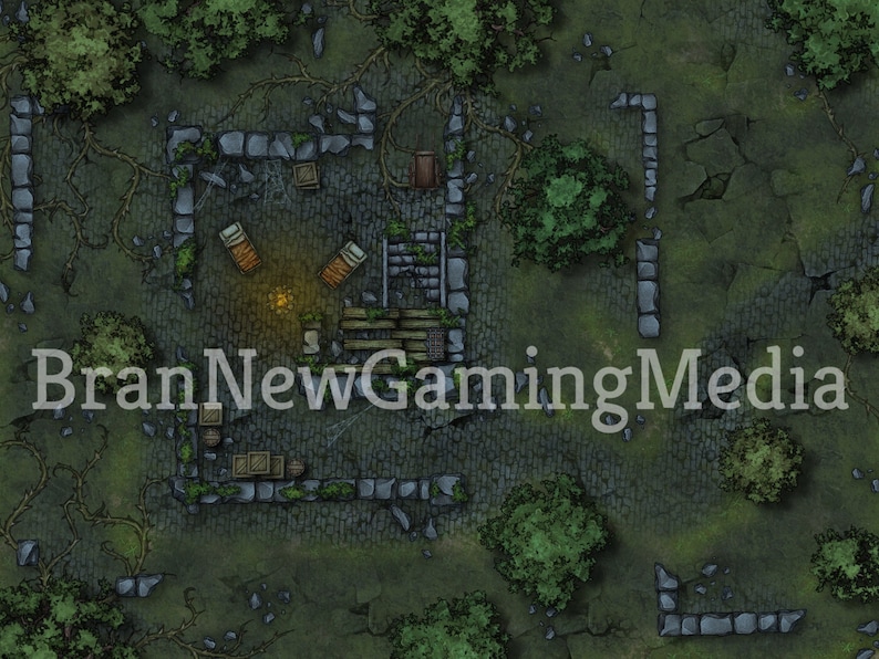 Top Down Battle Map Pack "bandit Camps" Can Be Used for Dnd and Other ...