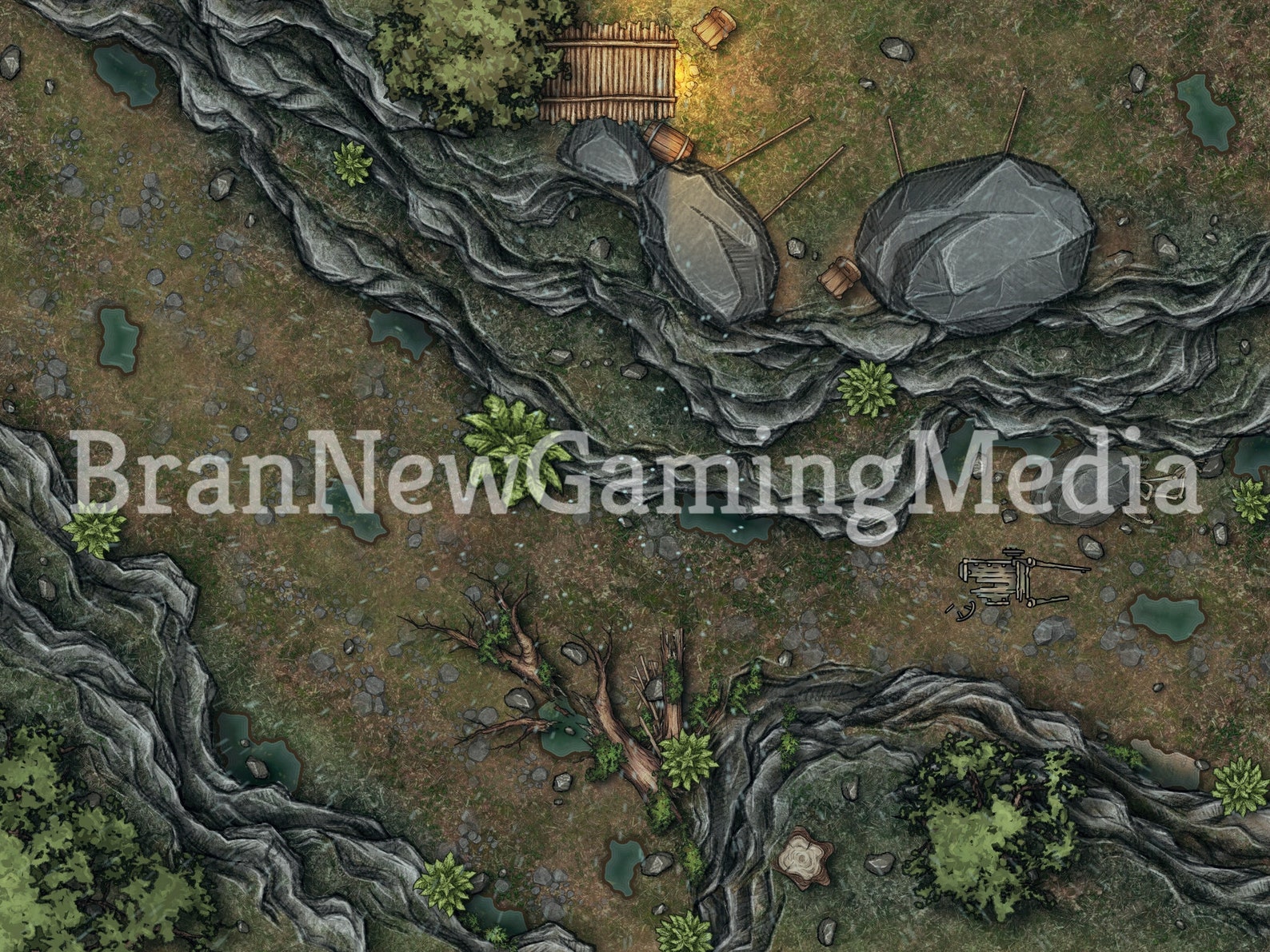 RPG Top Down Battle Map Pack "ambush" Can Be Used With Dnd and Other ...