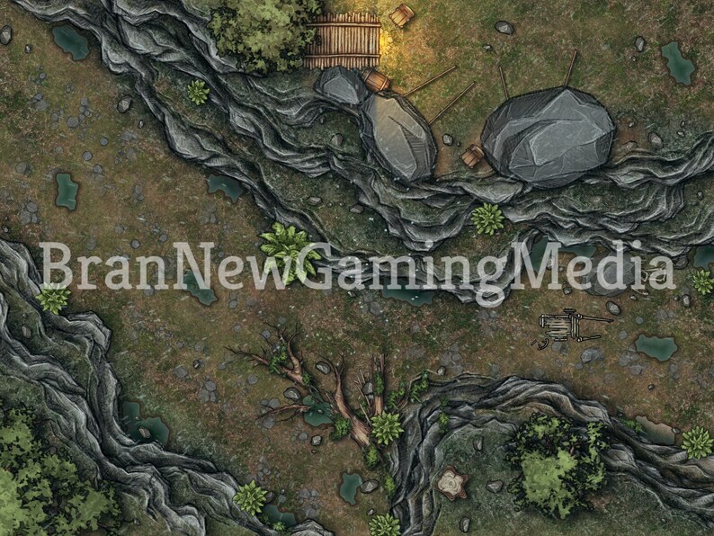 RPG Top Down Battle Map Pack "ambush" Can Be Used With Dnd and Other Tabletop Rpgs - Etsy