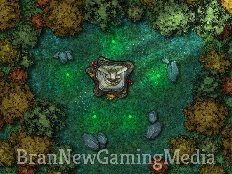 RPG Top Down Battle Map Pack shrines Can Be Used - Etsy
