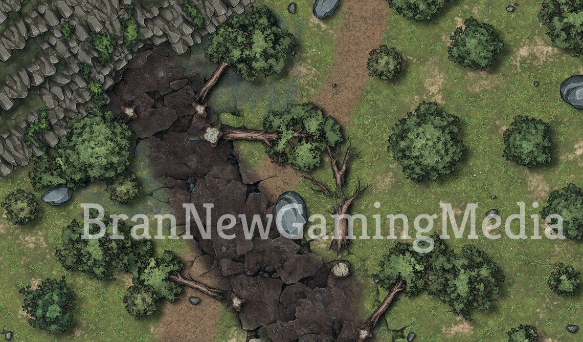 RPG Top Down Battle Map Pack "cave Entrances" Can Be Used for Dnd and Other Tabletop Rpgs - Etsy