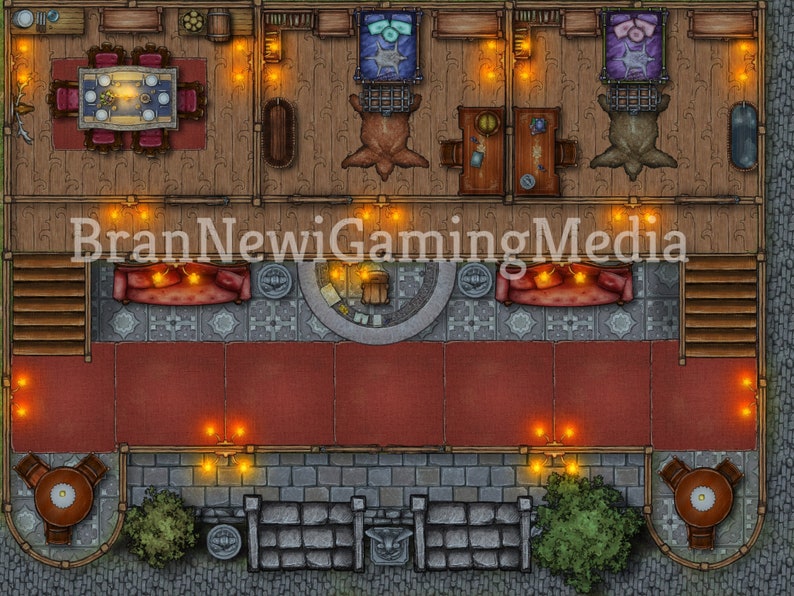 RPG Top Down Battle Map Pack taverns & Inns Can Be - Etsy