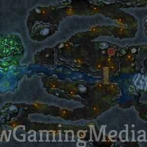RPG Top Down Battle Map Pack "mines and Caves Set 2" Can Be Used for Dnd and Other Tabletop Rpgs ...