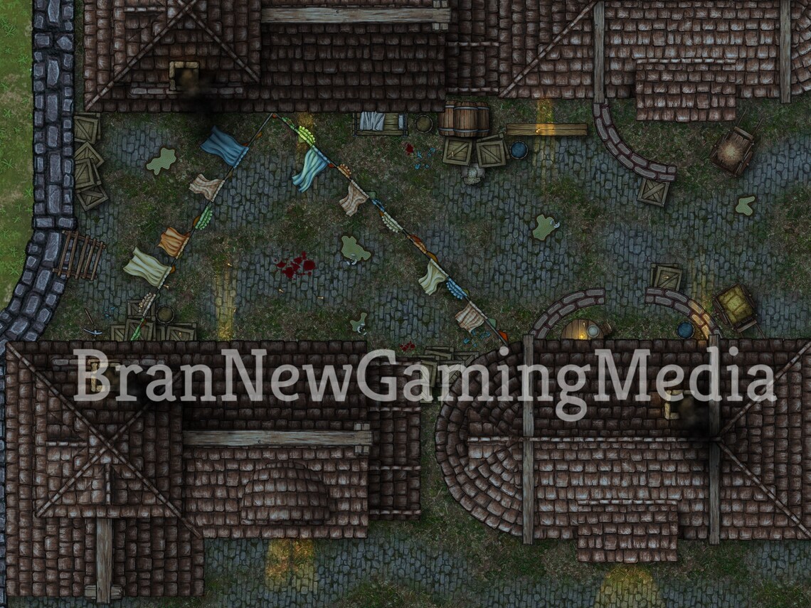 RPG Top Down Battle Map Pack "ambush" Can Be Used With Dnd and Other ...