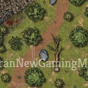 RPG Top Down Battle Map Pack "cave Entrances" Can Be Used for Dnd and Other Tabletop Rpgs - Etsy