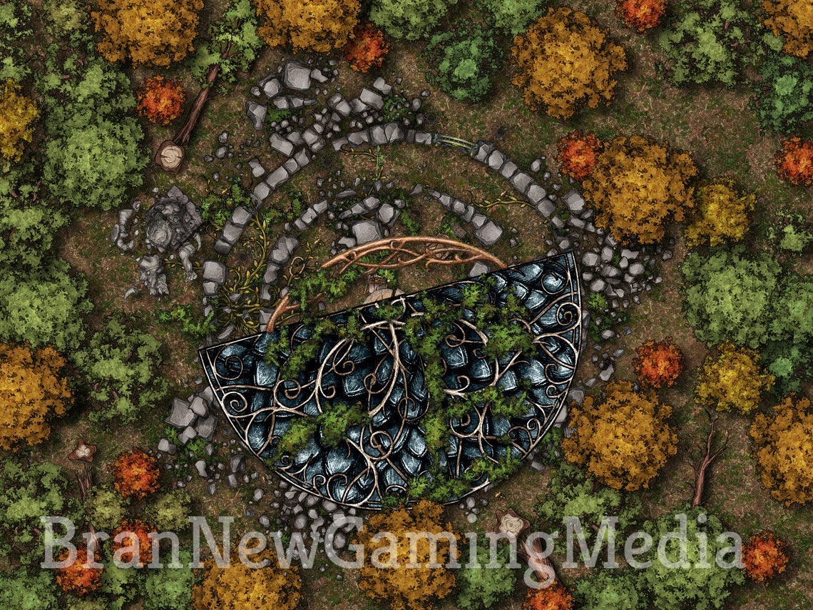 RPG Top Down Battle Map Pack shrines Can Be Used - Etsy