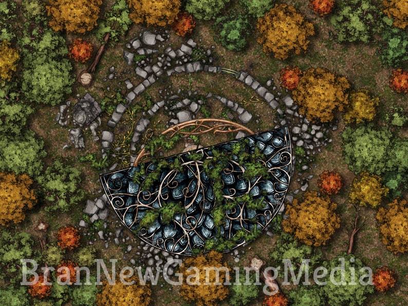 RPG Top Down Battle Map Pack "shrines" Can Be Used for Dnd and Other ...