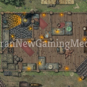 RPG Top Down Battle Map Pack "village Buildings" Can Be Used for Dnd ...
