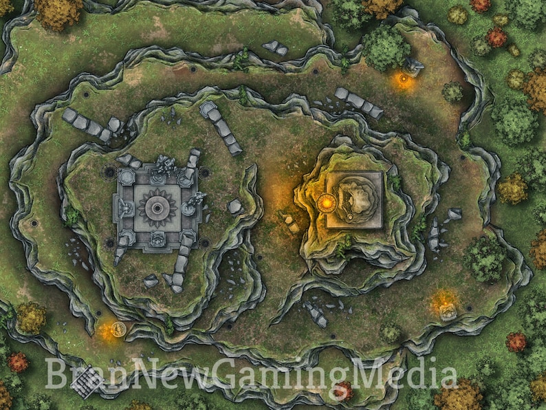 RPG Top Down Battle Map Pack shrines Can Be Used for Dnd and Other Tabletop Rpgs - Etsy Ireland