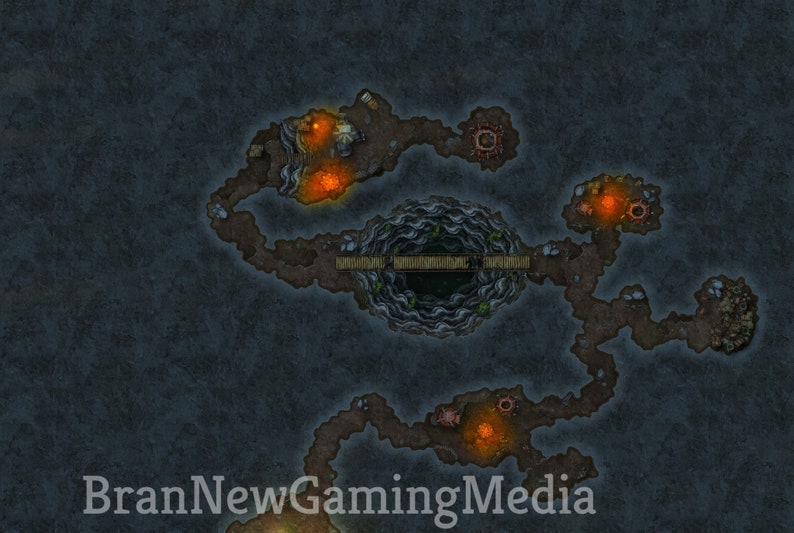 RPG Top Down Battle Map Pack "mine and Cave Map Set 1" Can Be Used for Dnd and Other Tabletop ...