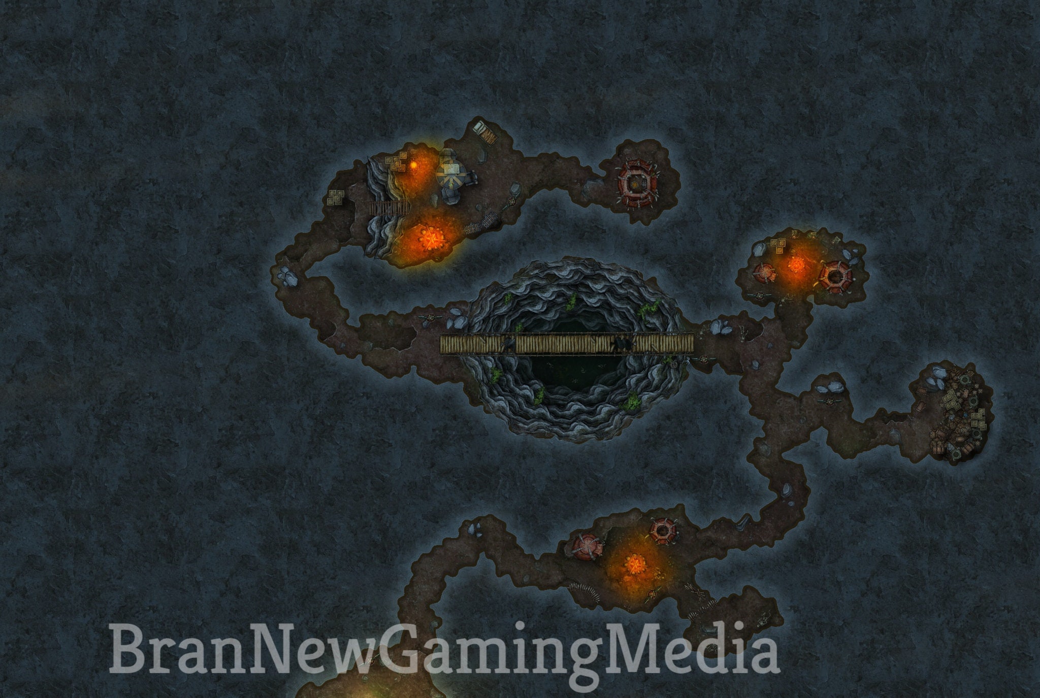 RPG Top Down Battle Map Pack "mine and Cave Map Set 1" Can Be Used for Dnd and Other Tabletop ...