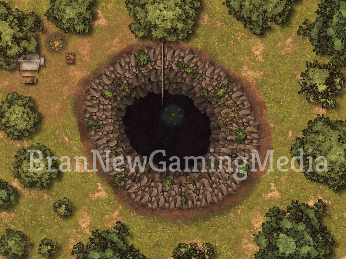 RPG Top Down Battle Map Pack "epic Dungeon Entrances" Can Be Used for ...