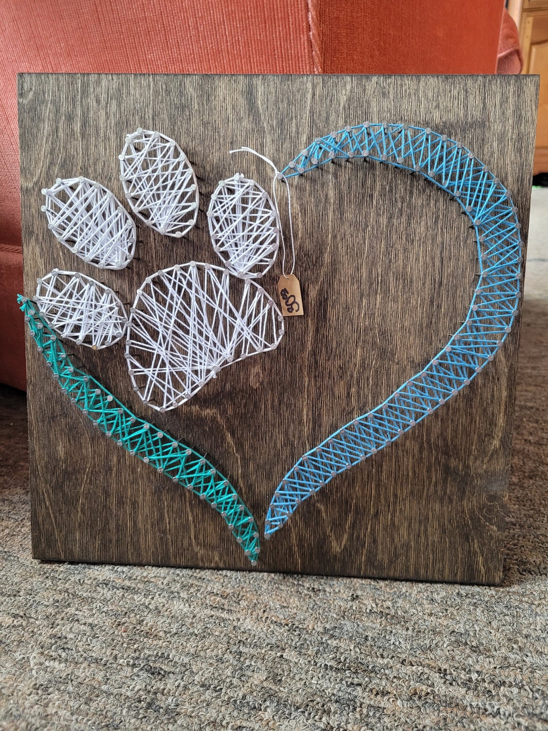 Custom Heart Pet String Art - Etsy