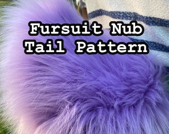 Fursuit Nub Tail PDF Pattern - Etsy