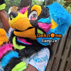 Fursuit Neck Pattern + Tutorial (PDF Tutorial) - Etsy