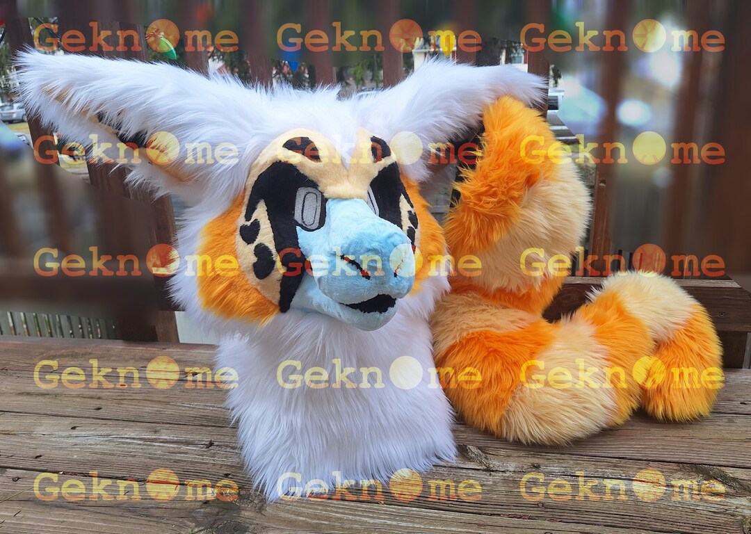 Open Butterfly Dragon Fursuit Head Premade check Description - Etsy