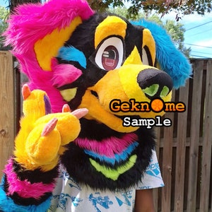 Fursuit Neck Pattern + Tutorial (PDF Tutorial) - Etsy