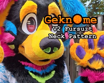 Fursuit Neck Pattern PDF - Etsy