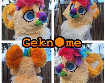 Open Butterfly Dragon Fursuit Head Premade check Description - Etsy