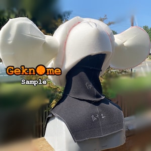 Fursuit Head Base Lining Pattern + Tutorial (PDF DOWNLOAD) - Etsy