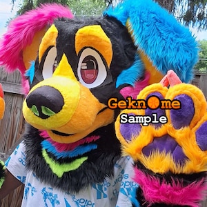 Fursuit Neck Pattern + Tutorial (PDF Tutorial) - Etsy