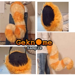 Fursuit Dragon Tail Pattern + Tutorial - Etsy