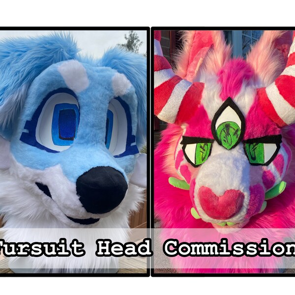 Fursuit Head Commission - Etsy