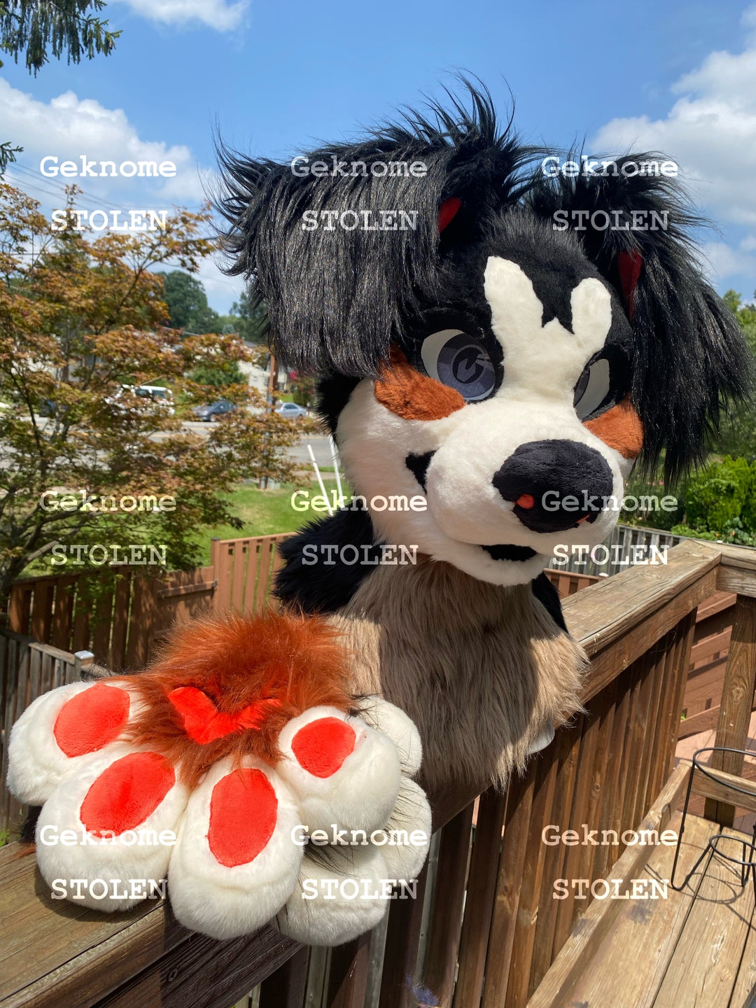 Sunset Puppy Mini Partial Fursuit Premade W/ Optional Upgrades - Etsy ...