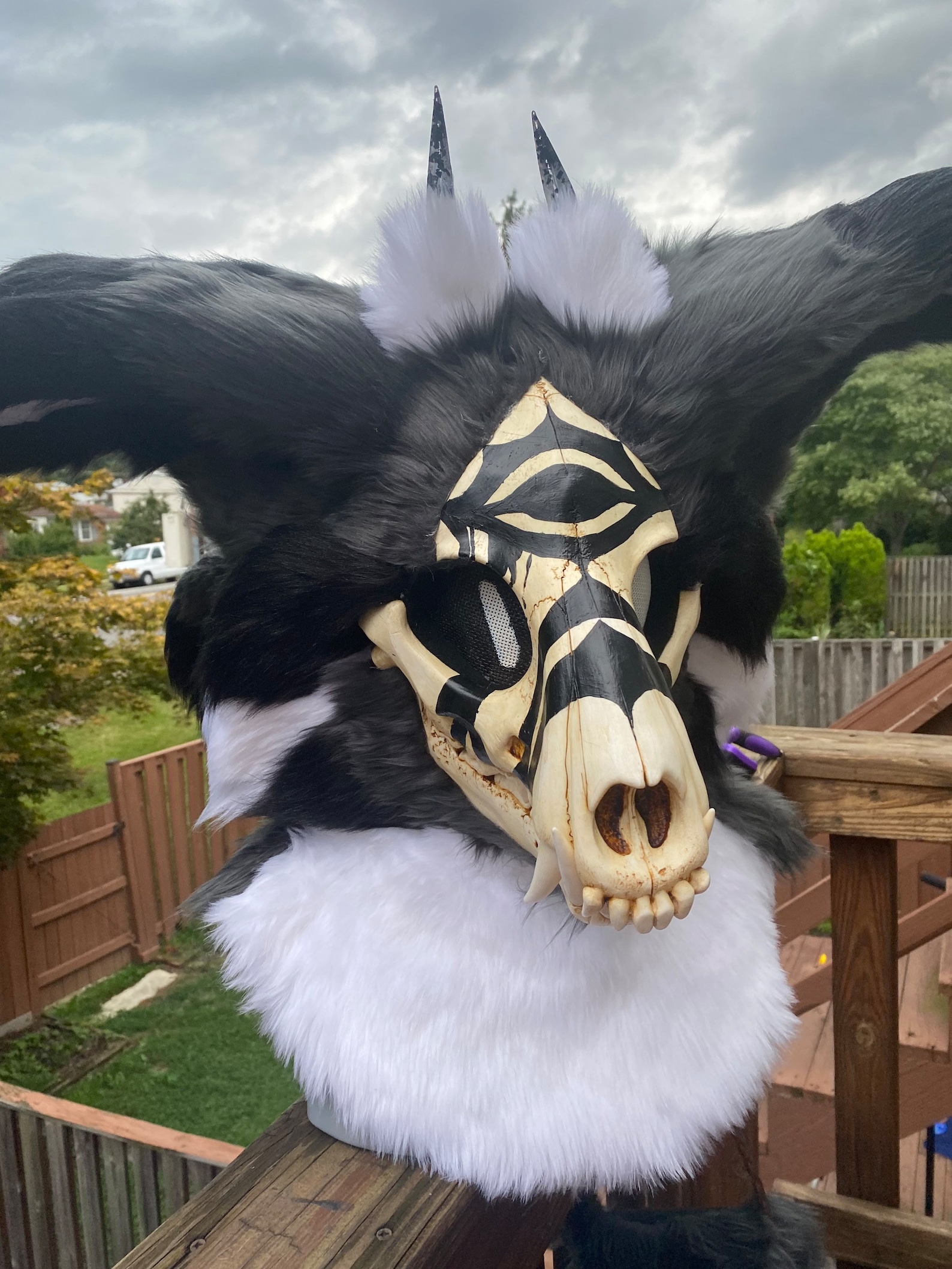 OPEN Skulldog Jester Premade Fursuit - Etsy