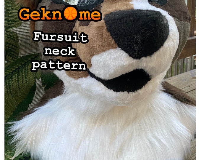 Fursuit Neck Pattern (PDF Download) - Etsy