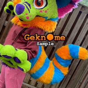 Fursuit Dragon Tail Pattern + Tutorial - Etsy