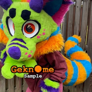 Fursuit Dragon Tail Pattern + Tutorial - Etsy