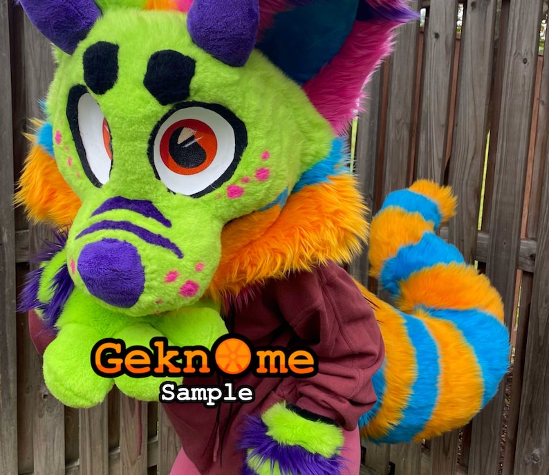 Fursuit Dragon Tail Pattern + Tutorial - Etsy