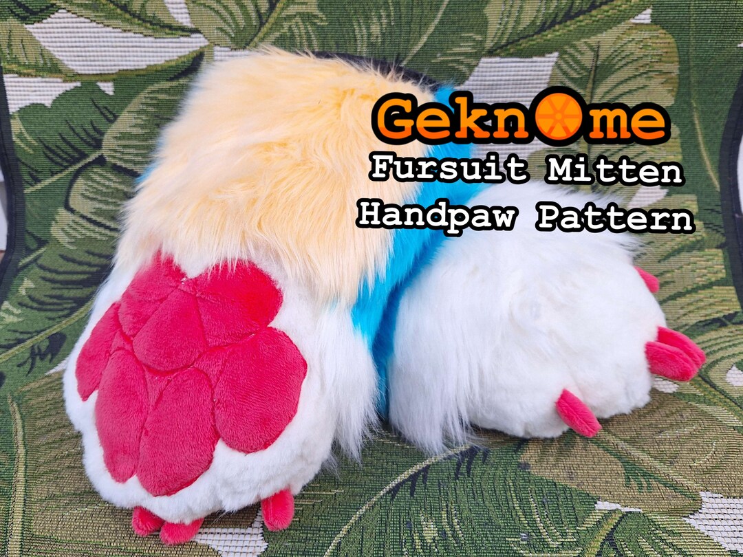 Fursuit Mitten Handpaw Pattern + Tutorial (PDF Download) - Etsy