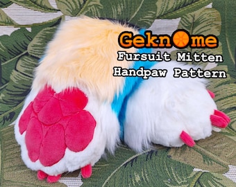 Fursuit Handpaws Pattern Tutorial DIGITAL DOWNLOAD PDF - Etsy UK