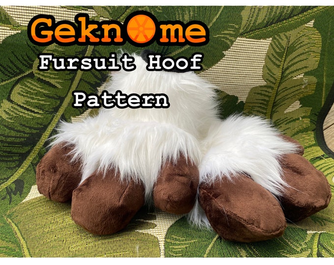 Slim Plantigrade Fursuit Feetpaw Pattern + Tutorial (PDF Download ...