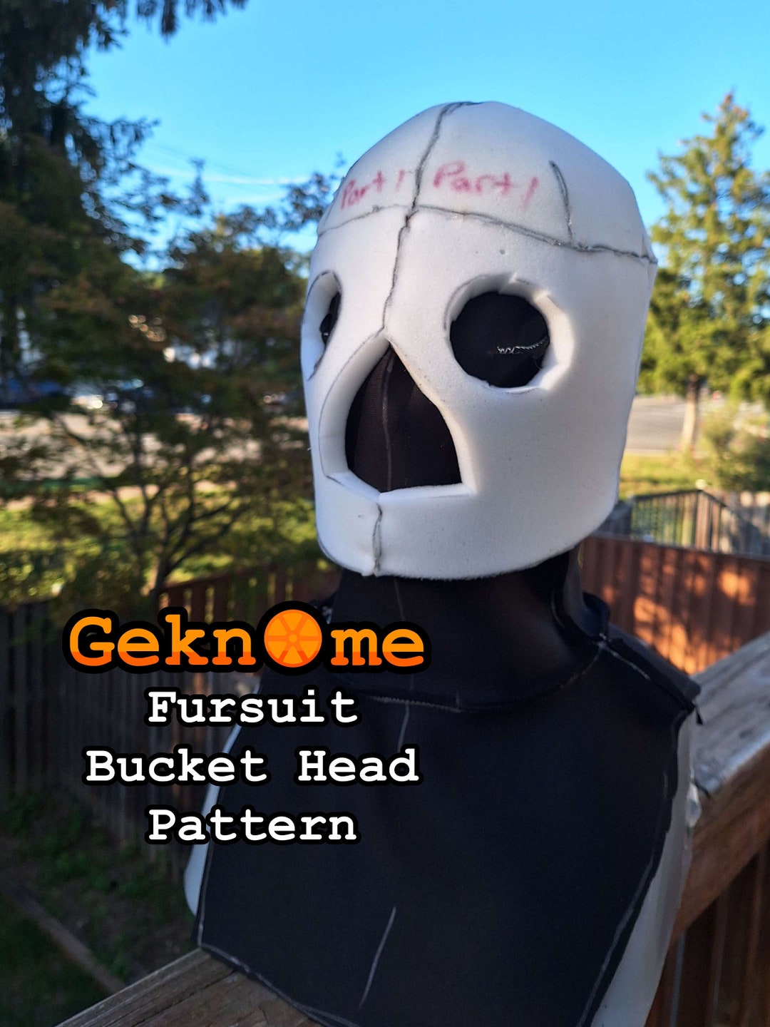 Fursuit Bucket Head Base Pattern + Tutorial - Etsy