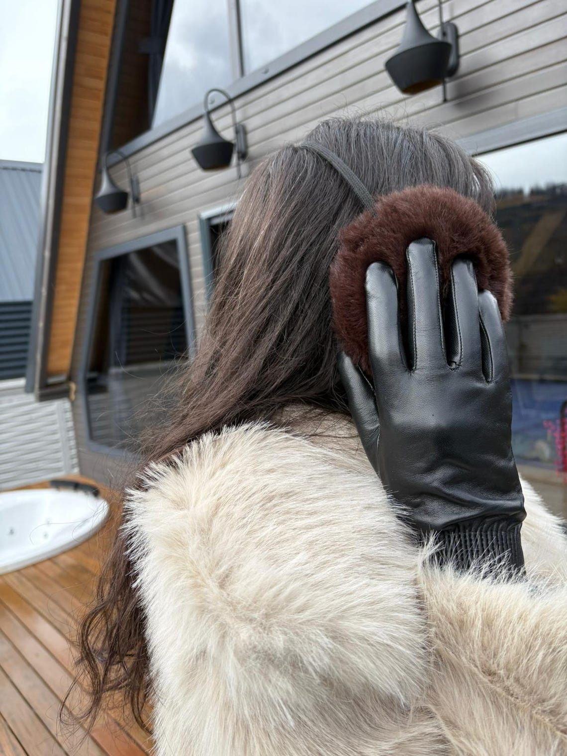 Handmade Women's Leather Gloves – 100% Genuine Leather, Elegant and ...
