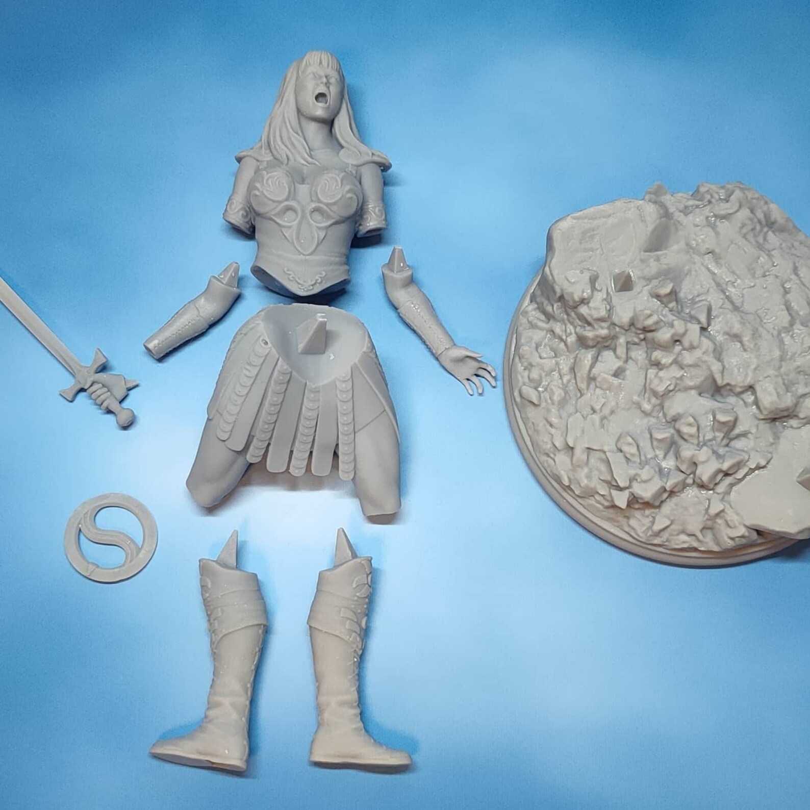 Xena: Warrior Princess Fan art Statue Resin Model figure Kit | Etsy