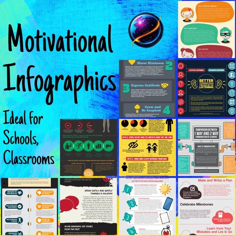 SCHOOL MOTIVATIONAL POSTERS for the Best Teachers Body Image, Self ...