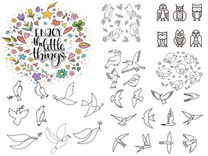 50 Mini Tattoo Flash Sheet Stencil Ready-to-use, Easy-to-apply - Etsy