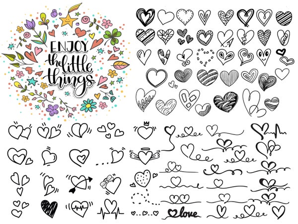 50 Mini Tattoo Flash Sheet Stencil Ready-to-use, Easy-to-apply - Etsy