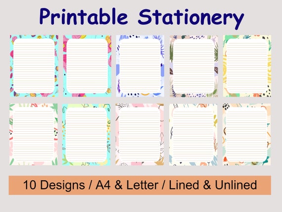 Free Printable Stationery Designs