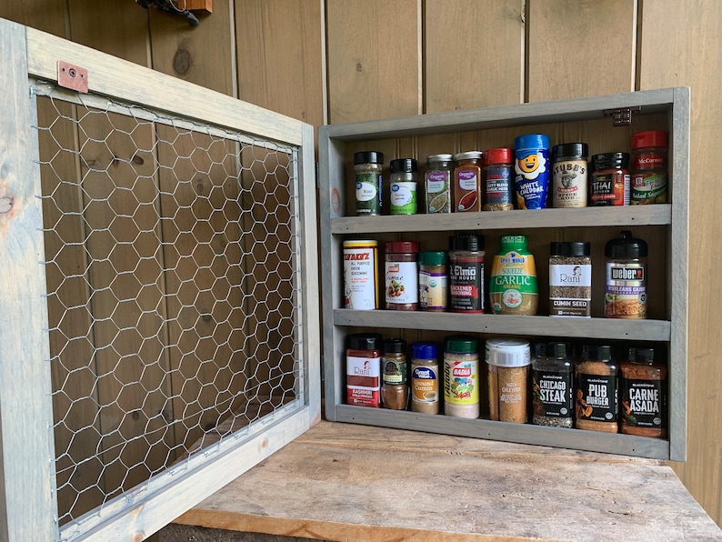 Spice Cabinet, Chicken Wire, Display Box, Medicine Cabinet, Essential ...